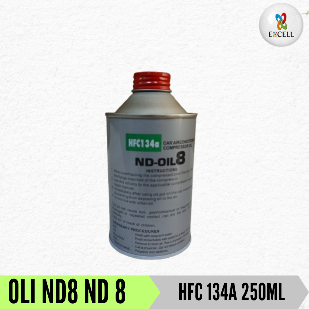 Jual Oli Nd8 Nd 8 Compressor Ac Mobil Hfc 134A 250ML | Shopee Indonesia