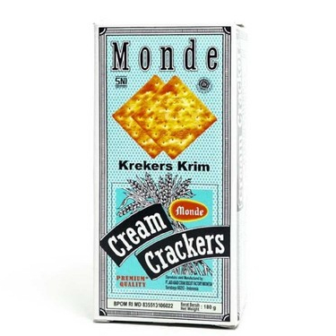 Jual Crackers Cream Monde (180g) | Shopee Indonesia