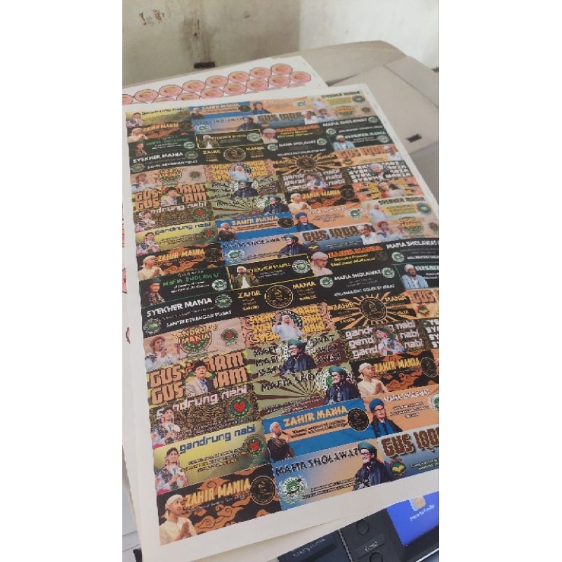 Jual Stiker MIX A3+ Mafia Sholawat Zahir Mania Gus Iqdam Syekher Mania ...