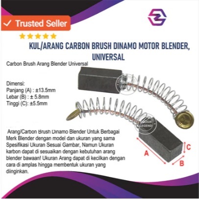 Jual Arang Carbon Dinamo Blender Universal Carbon Brush Bostel Universal | Shopee Indonesia