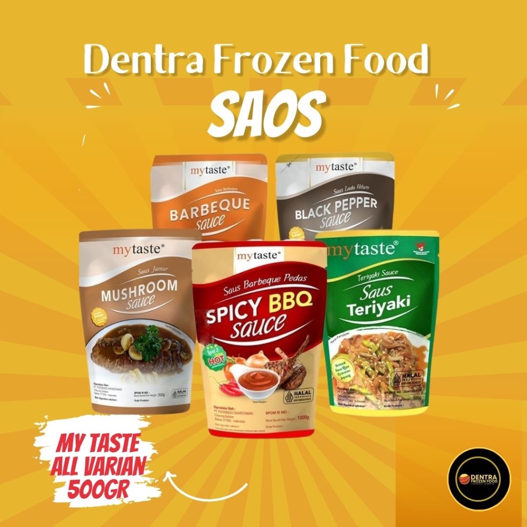 Jual MY TASTE SAUCE RASA BBQ, BBQ LVL 3, MUSHROOM, TERIYAKI DAN ...