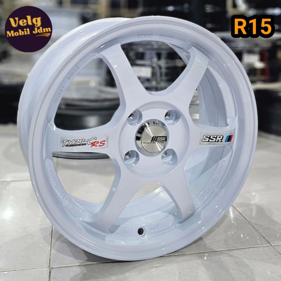 Jual velg mobil r15 SSR LEBAR 6,5 ET 42 velg ring 15 brio mobilio jazz ...