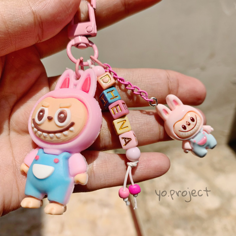 Jual ganci labubu bagcharm gantungan tas gantungan labubu viral ...
