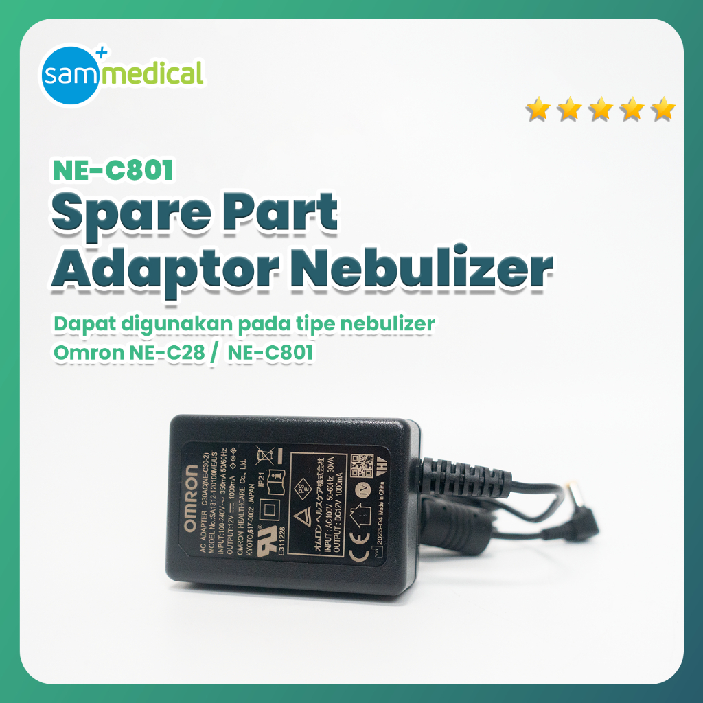 Jual Omron Spare Part Adaptor Nebulizer NE-C801 / Adaptor Nebulizer NE ...