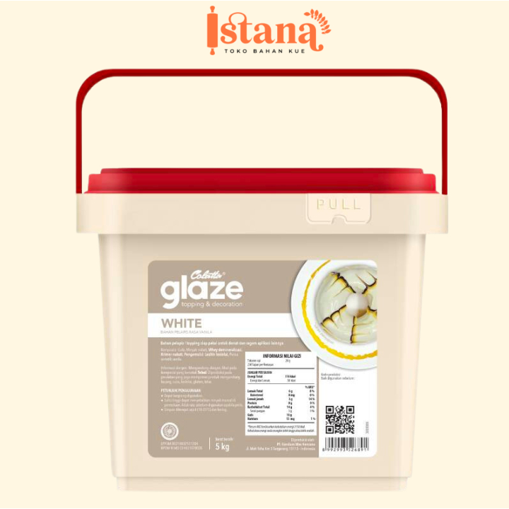 Jual COLATTA GLAZE WHITE REPACK 250GR / 500GR / 1KG | Shopee Indonesia
