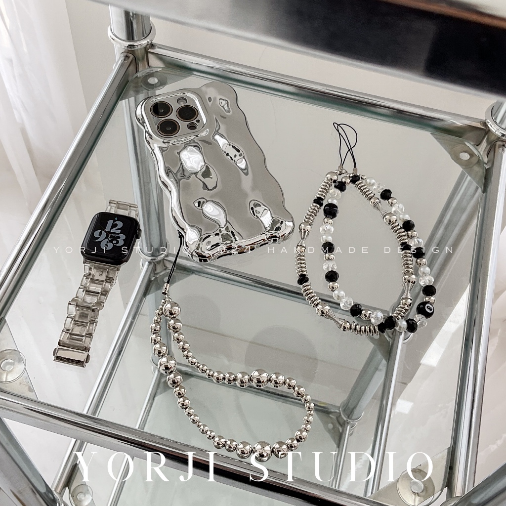 Jual YORJI STUDIO - BYEN - ready stock Universal silvery phone strap ...