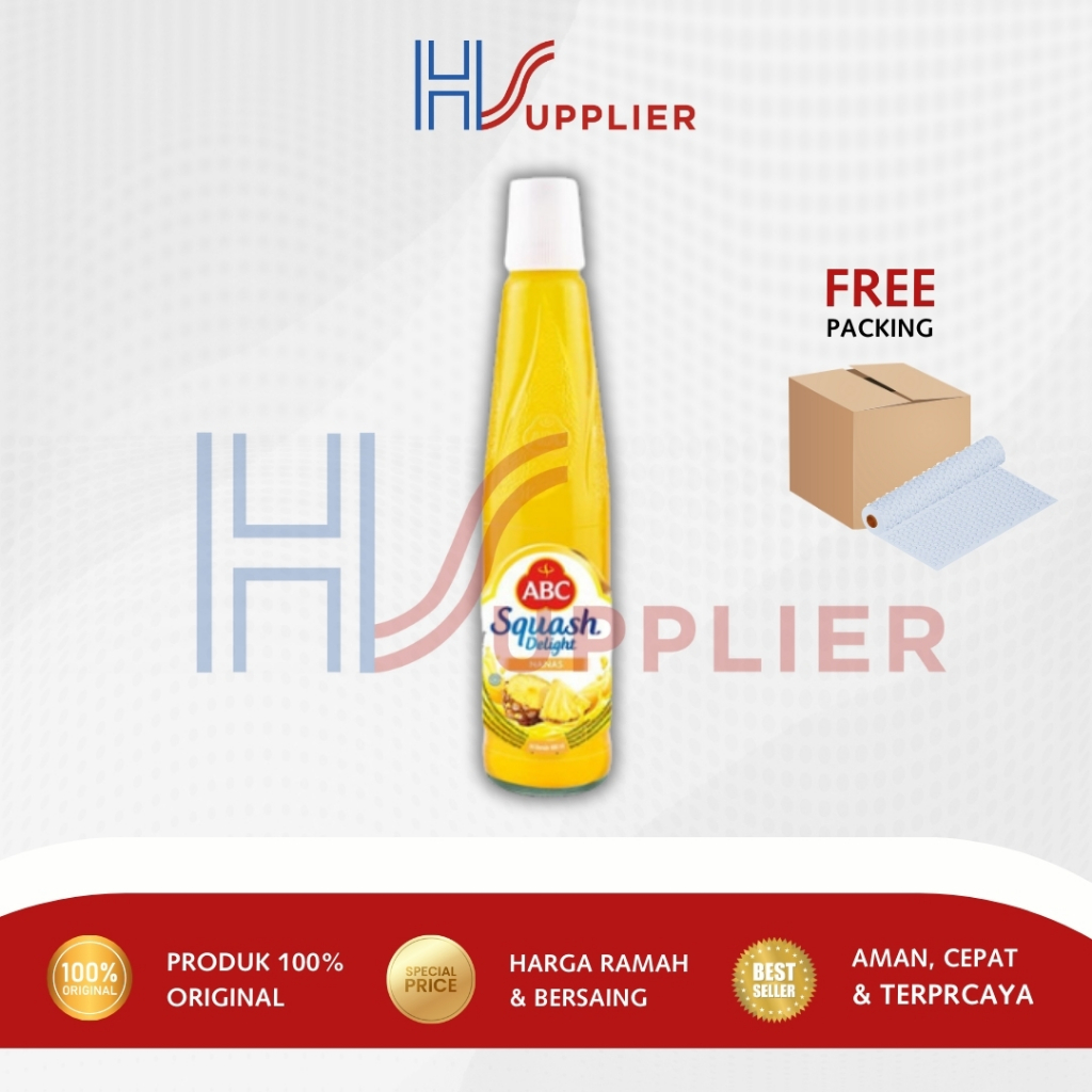 Jual Sirup ABC Nanas / Syrup Squash Delight Pineapple 450 Ml | Shopee ...