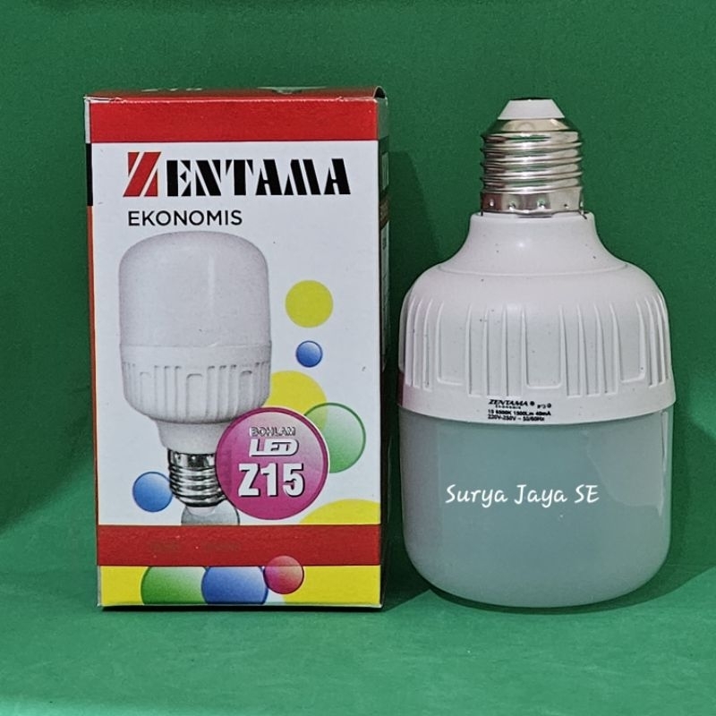 Jual Lampu LED Kapsul Tabung 15 Watt Zentama Cahaya Putih Terang | Shopee Indonesia