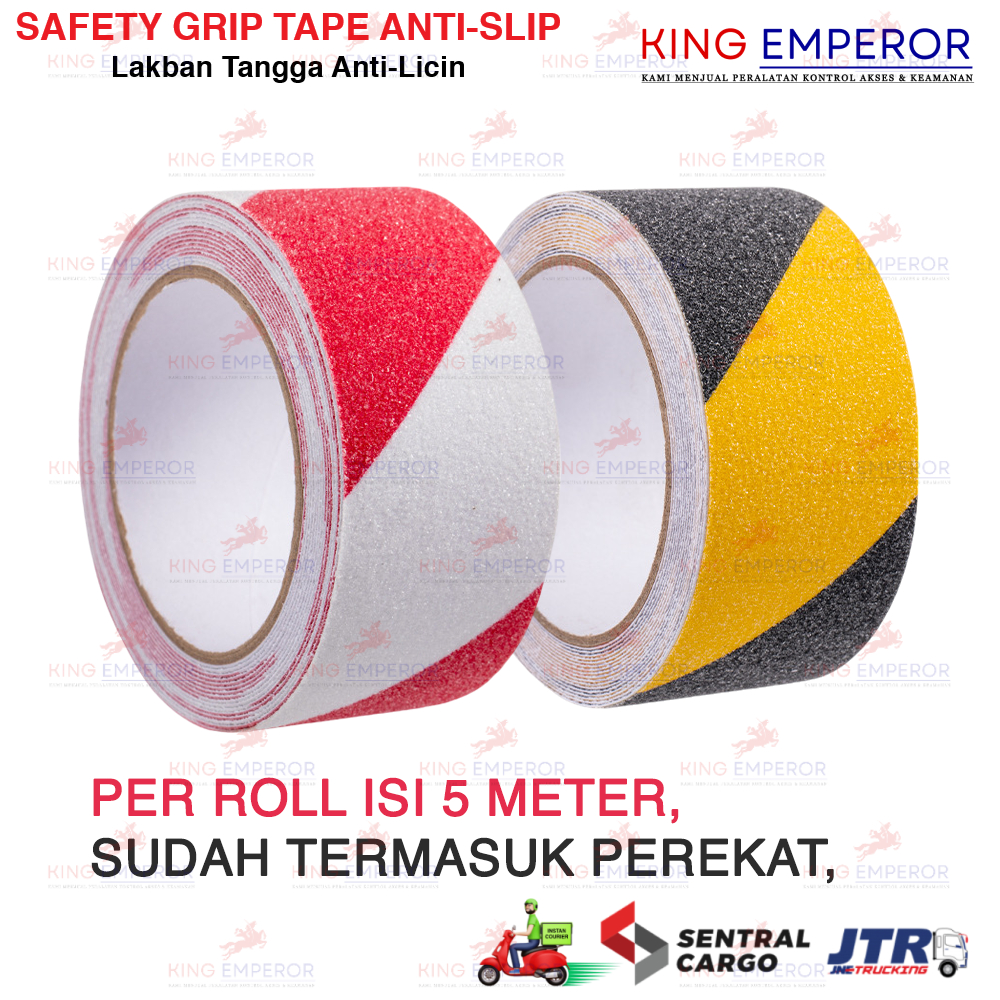 Jual Safety Walk Tape Anti Slip 5CM 5M / Lakban Tangga Anti Licin | Shopee Indonesia