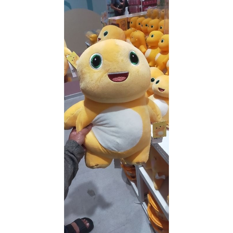 Jual MINISO NAILONG DINO KUNING BONEKA 24CM ||43cm ||36cm lolipop ...