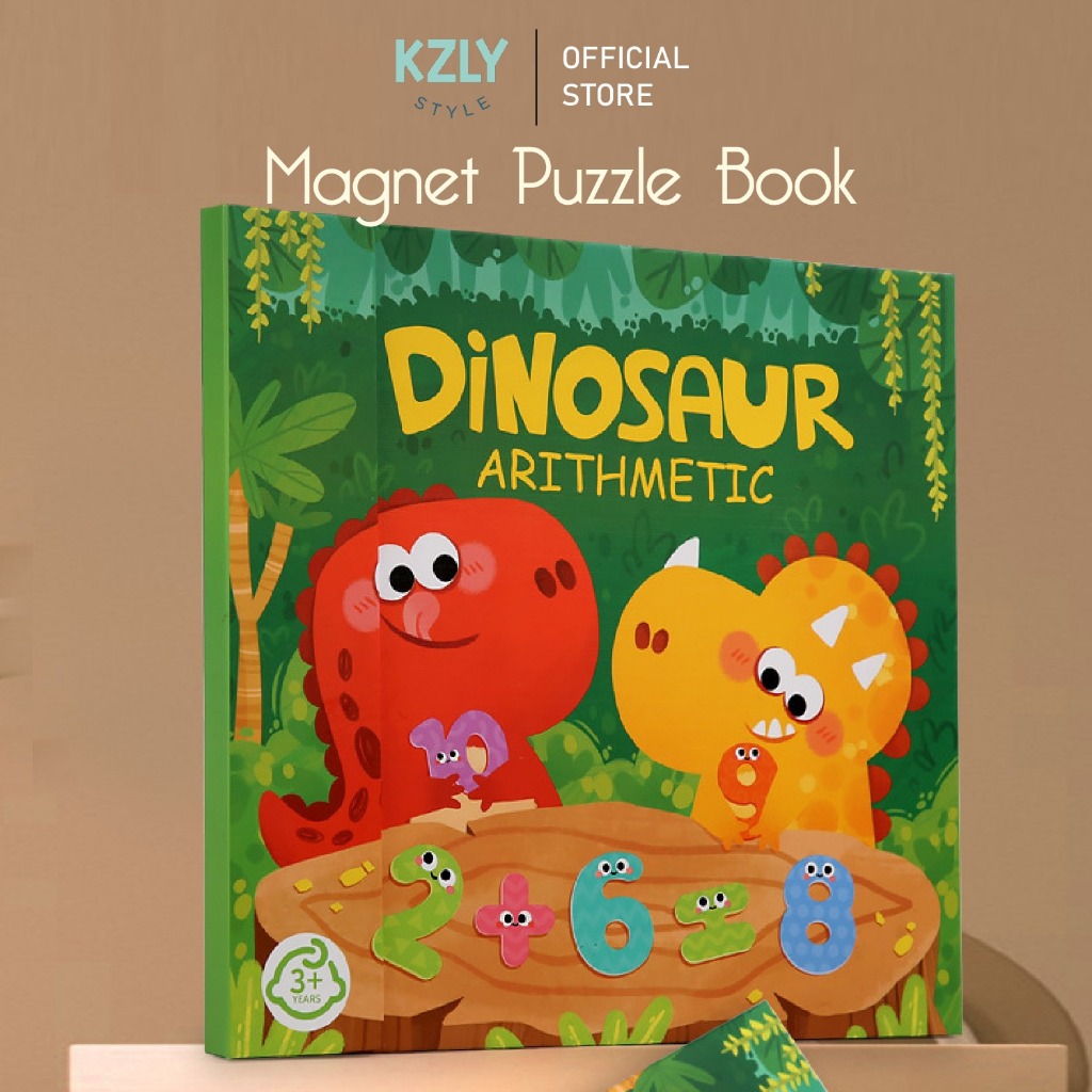 Jual KZLY - Magnet Matching Angka 1-20 & Huruf A-Z puzzle 3 in 1 Buku ...
