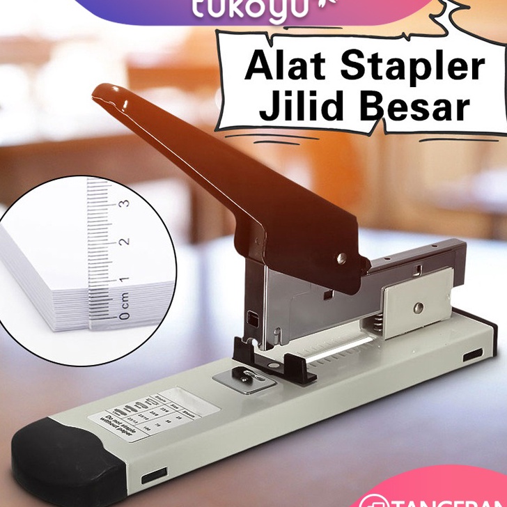 Jual GROSIR Penjilidan Kertas Stapler Adjustable Logam Tugas Berat 1 ...