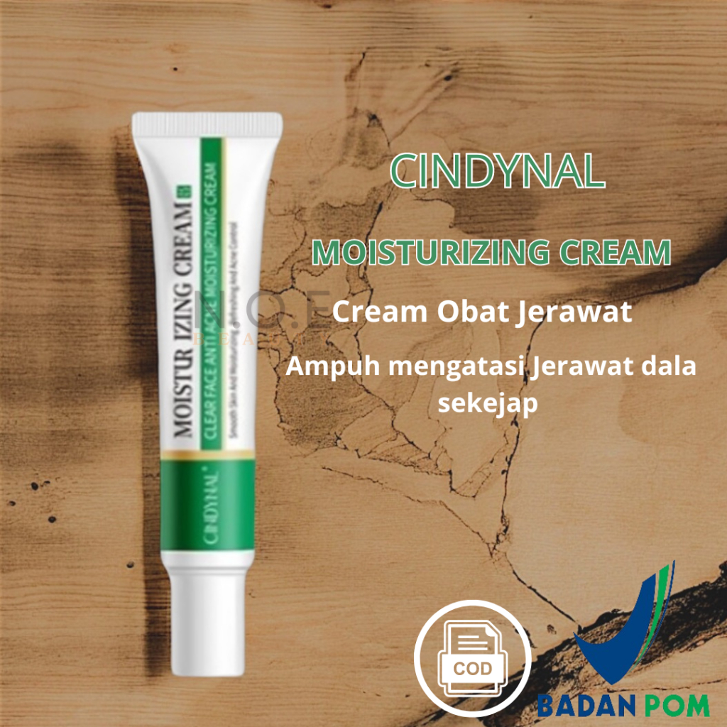 Jual BPOM CINDYNAL Clear Face Anti Acne Moisturizing Cream Obat Jerawat Paling Ampuh 20g ...