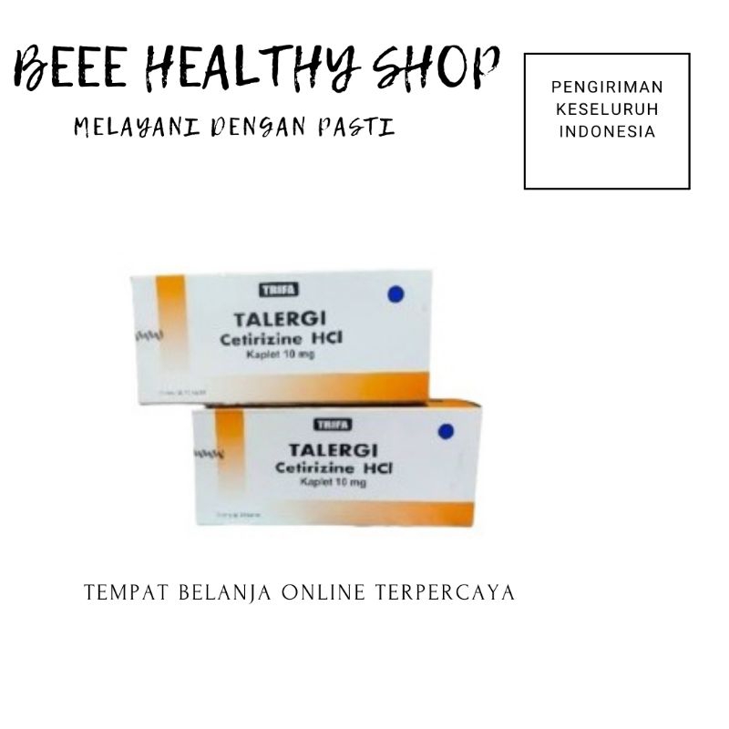 Jual TALERGI 10 MG / TALERGI BOX ISI 100 KAPLET | Shopee Indonesia