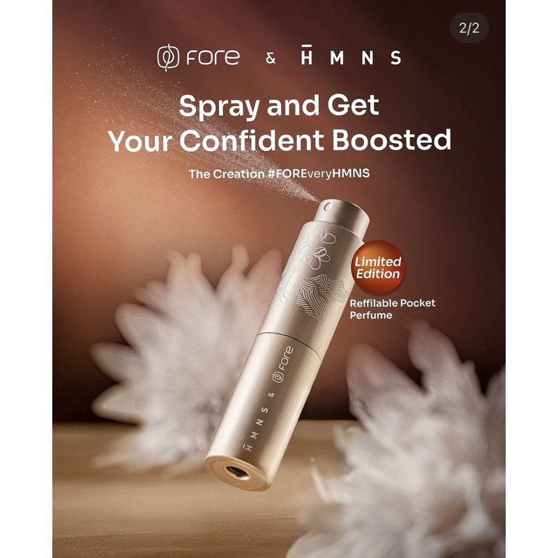 Jual Parfum HMNS X Fore Limited Edition Reffilable Pocket Include ...