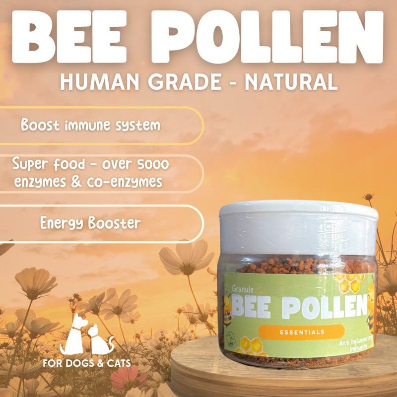 Jual WILD & Organic BEE POLLEN GRANULE | Vitamin Natural Cats & Dogs ...