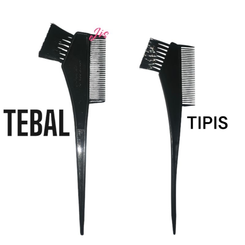 Jual Sisir Semir Rambut Tebal isi 6 pcs Atau Tipis 10pcs | Shopee Indonesia