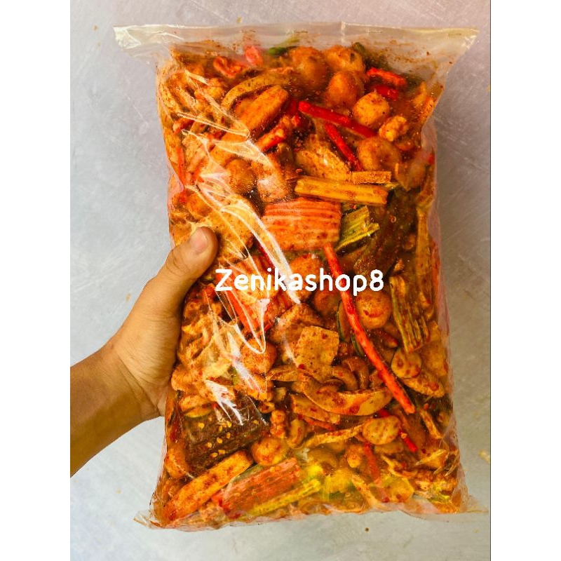 Jual seblak campur pedas/seblak kerupuk campur mix pedas daun jeruk ...