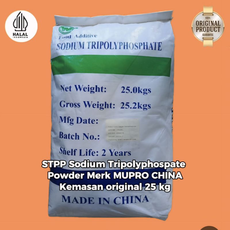 Jual STPP POWDER JIANGSU MUPRO CHINA / Pengenyal / Bahan Tambahan ...