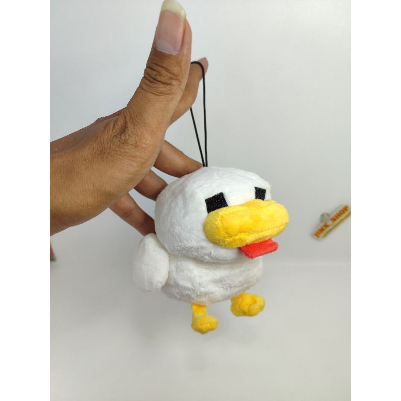 Jual boneka Minecraft mojang ayam chiken original | Shopee Indonesia