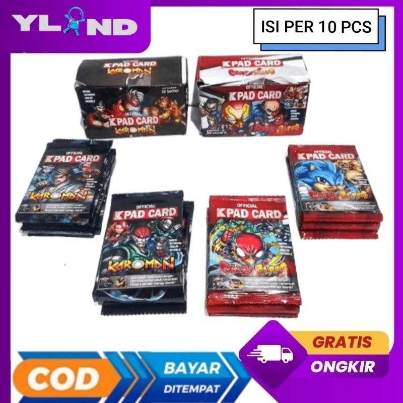Jual Mainan Kpad Card Karomen Crazy Bird Isi 10 Pcs | Shopee Indonesia