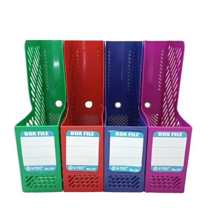 Jual BOX FILE PLASTIK VTEC WARNA NO 101 V-TEC | Shopee Indonesia