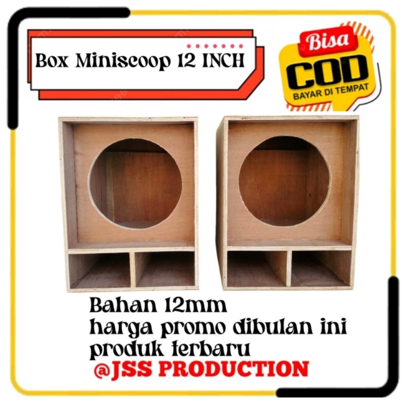 Jual Box Speaker 12 inch miniscoop single(meranti) | Shopee Indonesia