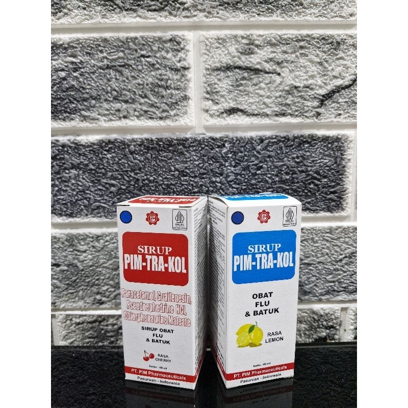 Jual PIMTRAKOL SYRUP RASA CHERRY/LEMON 60ML - Obat Batuk Pilek Demam/ED ...