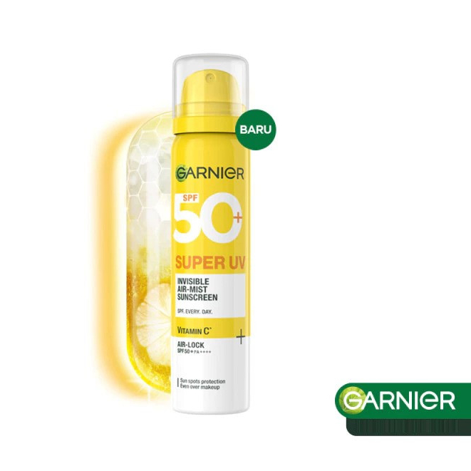 Jual LIVI - Garnier Super Uv Invisiblev Air-Mist Sunscreen SPF 50+ 75ml ...