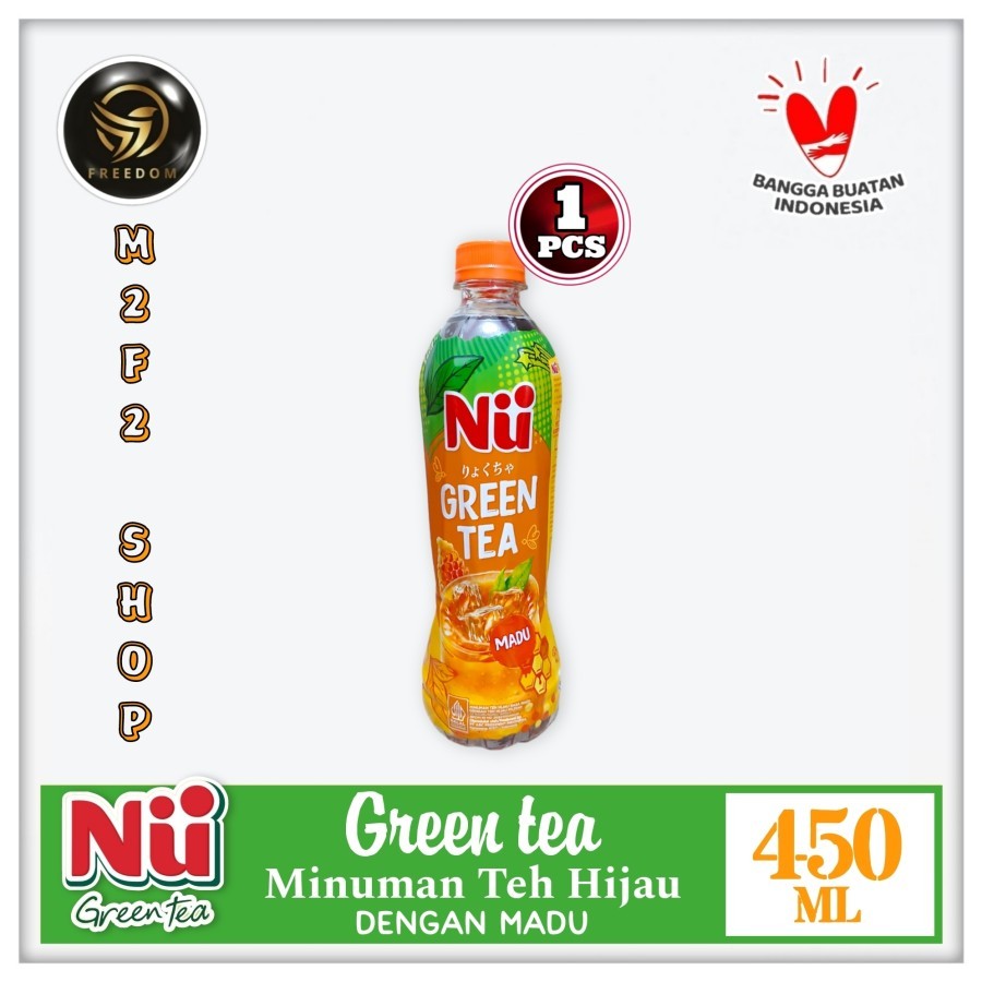 Jual NU Green Tea Honey | Teh Madu Botol Pet - 450 ml (Kemasan satuan ...