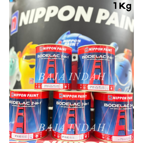Jual CAT BESI BODELAC 1KG 2-IN-1 ANTI KARAT (PRIMER + TOP COAT) | Shopee Indonesia