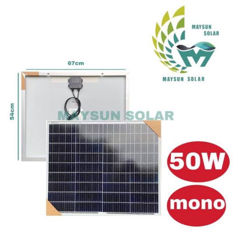 Jual Panel surya 50wp 50w 50watt solar panel 50 watt sell surya 50 watt ...