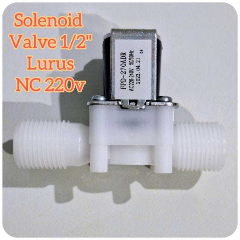 Jual Selenoit Selenoid LURUS FPD 270A Valve Mesin Cuci 1/2 Water Inled ...