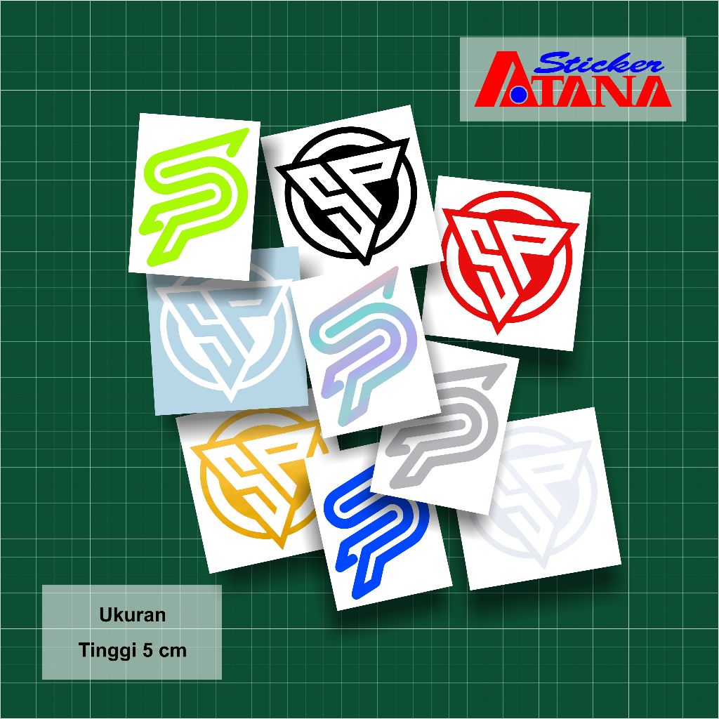 Jual Stiker Cutting SP Speed People Emblem Logo Racing Balap Otomotif ...