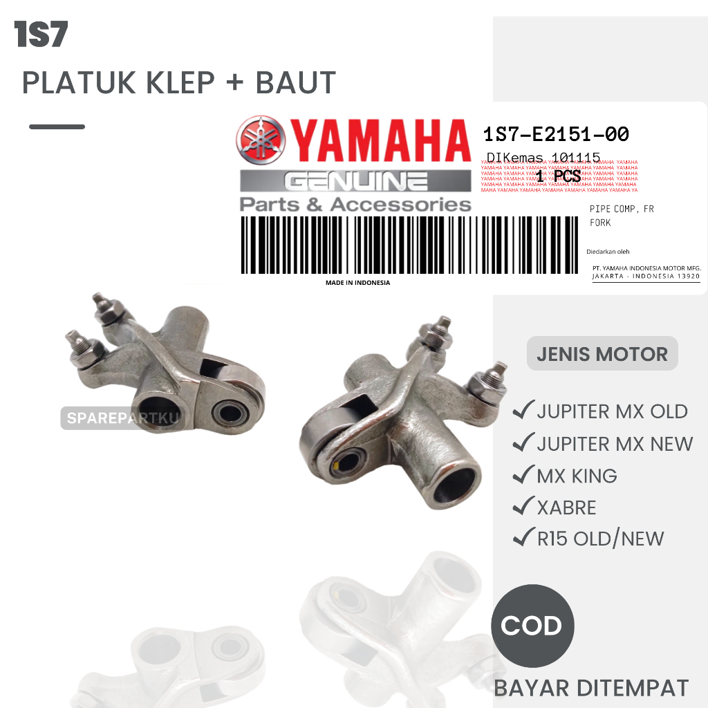 Jual (1S7) PLATUK KLEP + BAUT JUPITER MX OLD, JUPITER MX NEW, VIXION ...