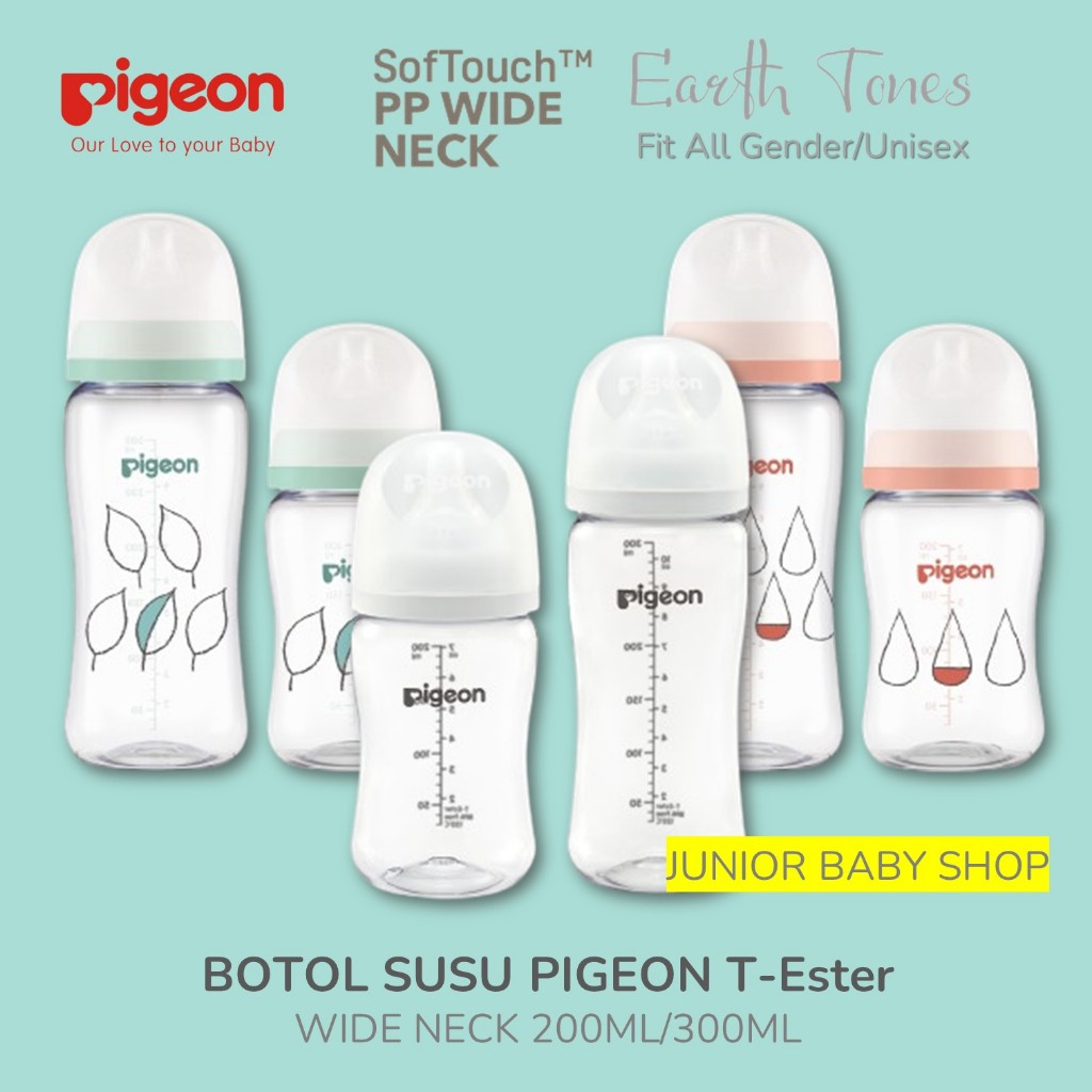 Jual Botol Susu Pigeon T Ester Wide Neck 200ml 300ml - Aman dan Nyaman! - Harga Terjangkau ...