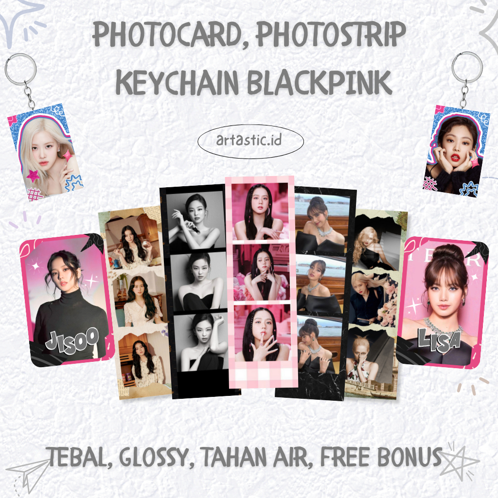 Jual Photostrip BLACKPINK JISOO JENNIE ROSE LISA KPOP (POLAROID STRIP) | Photostrip KPOP ...