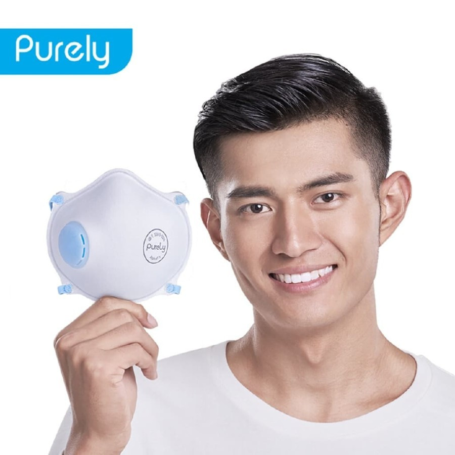 Jual Mask Purely Anti dust PM2.5 Air Gas Protection Respirator | Shopee ...