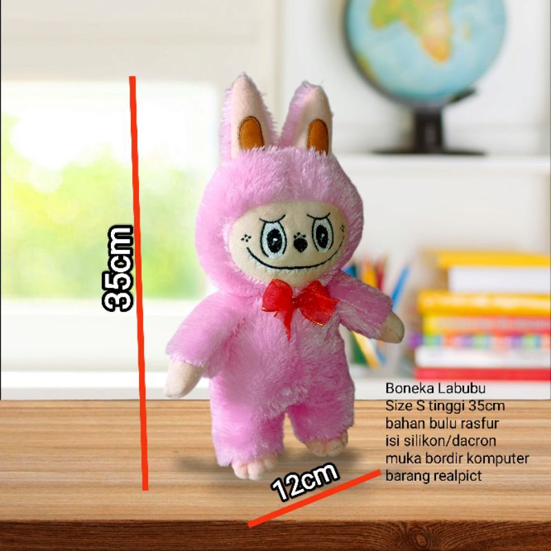 Jual Boneka labubu exiting the monster macaron viral size M tinggi 35cm ...