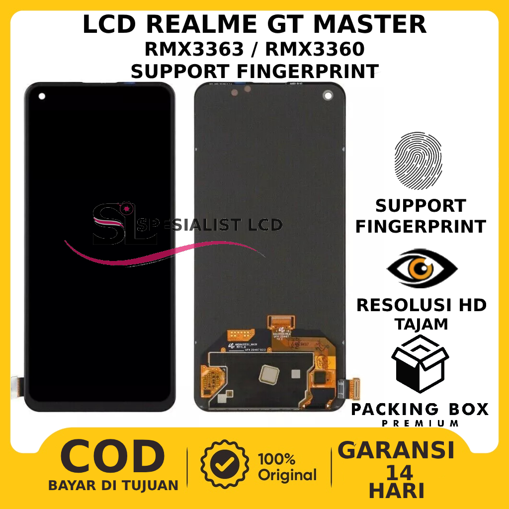 Jual LCD TOUCHSCREEN REALM3 GT RMX3360/RMX3363 SUPPORT FINGERPRINT ...