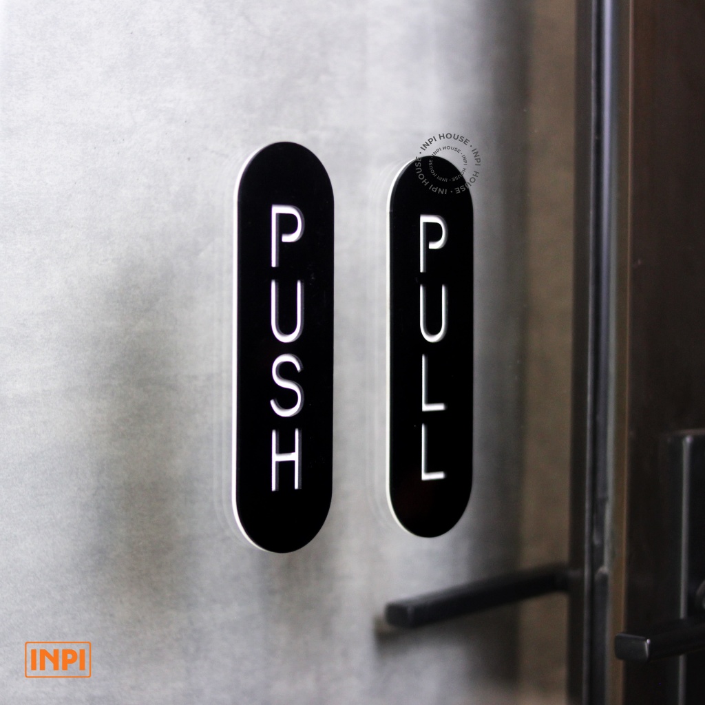 Jual Akrilik Push Pull Papan Signage Pintu Tarik Dorong - INPI House ...