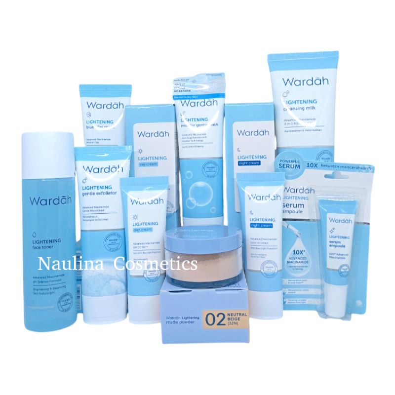 Jual Paket Wardah Lightening Series Lengkap Original / Paket Wardah Lightening Skincare Untuk ...