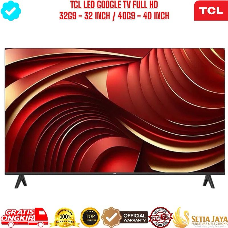 Jual TCL GOOGLE TV 40 INCH FULL HD - TCL 40G9 - GOOGLE TV - ANDROID TV ...