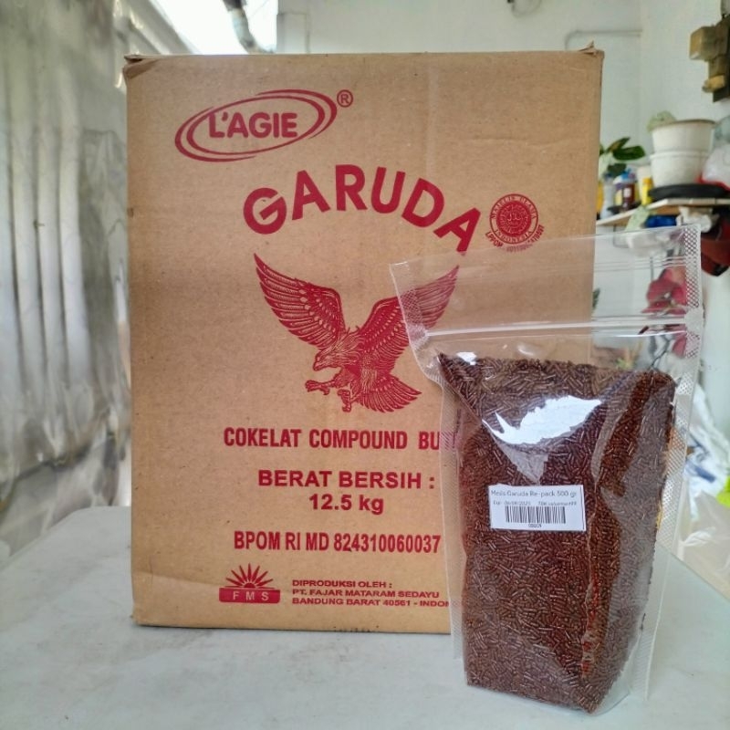 Jual Mesis Dark Coklat Garuda Re-pack | Shopee Indonesia