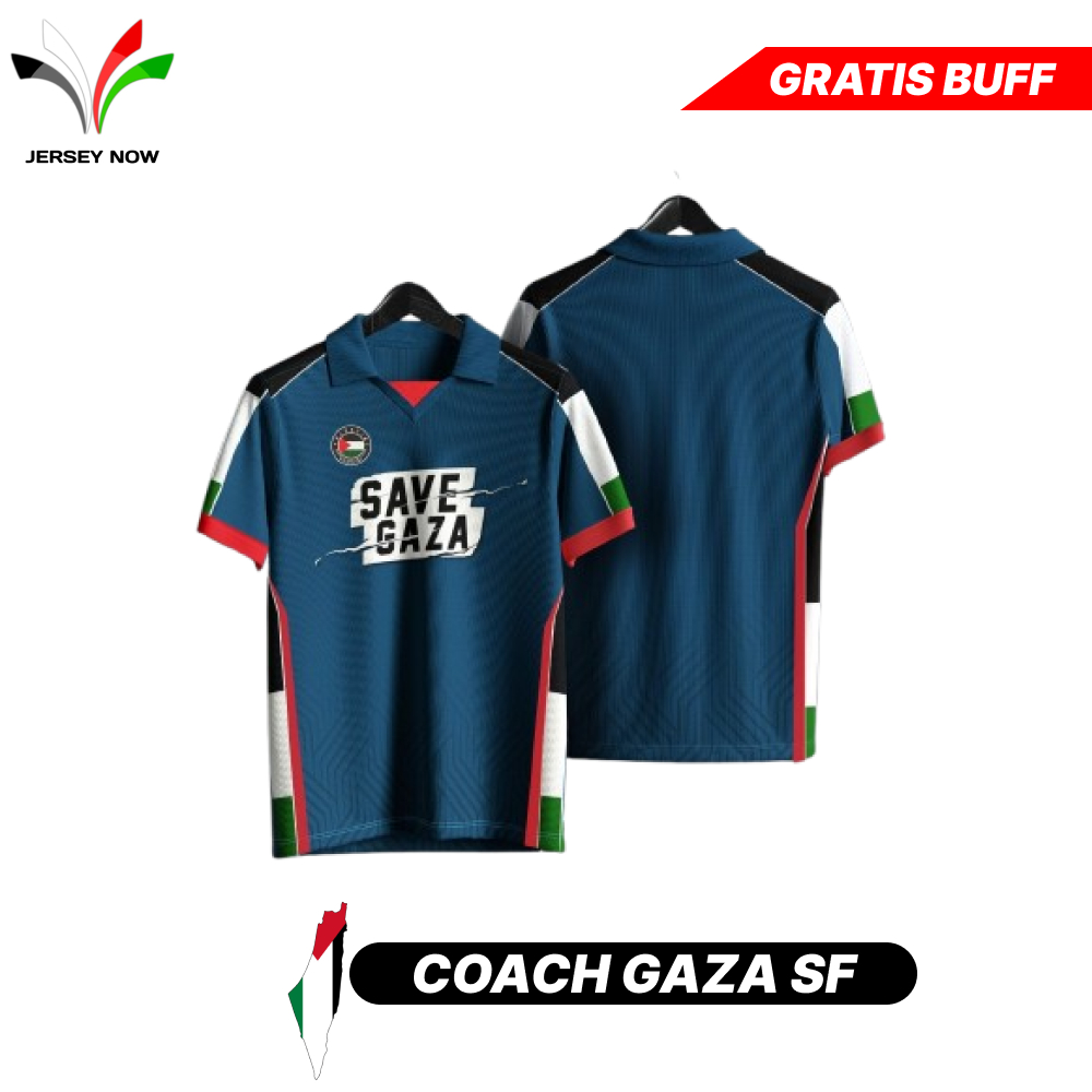 Jual Jerseynow GAZA Jersey Palestina Premium Lengan Pendek Jersey ...