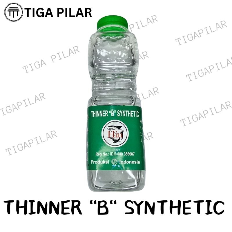 Jual THINNER "B" SYNTHETIC PENGENCET CAT KEMASAN BOTOL HIU 200ML | Shopee Indonesia