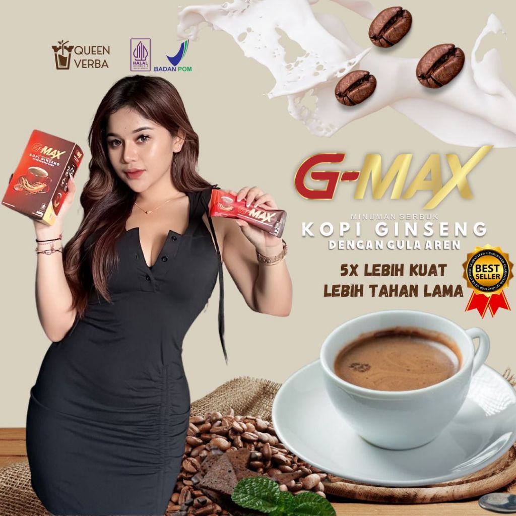 Jual KOPI G MAX - Kopi Gingseng Stamina Pria 1 Box isi 10 sachet ...