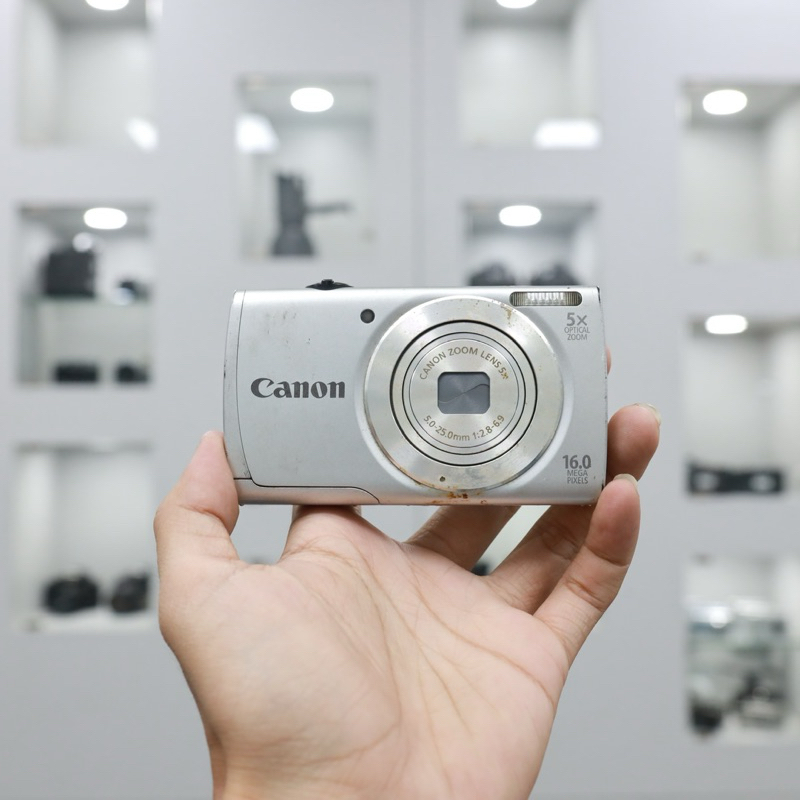 Jual Digicam Canon Powershot 2500 HD Silver | Shopee Indonesia