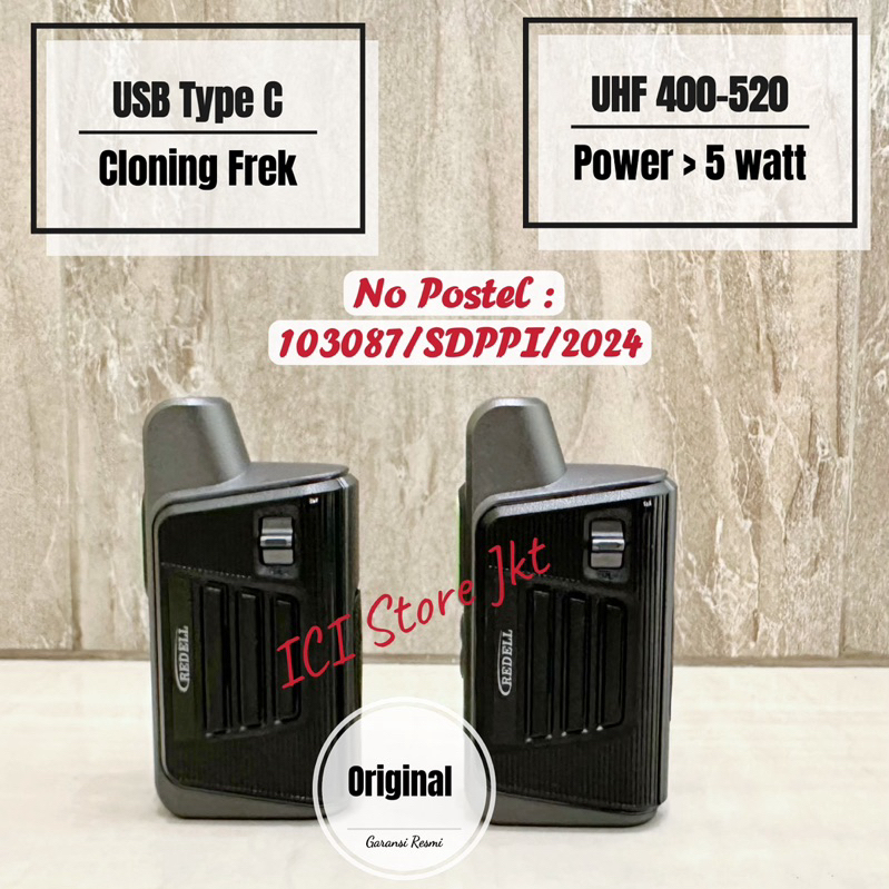 Jual Sepasang Ht Redell R 33 / Redell R33 / HT Mini Redell Garansi dan ...