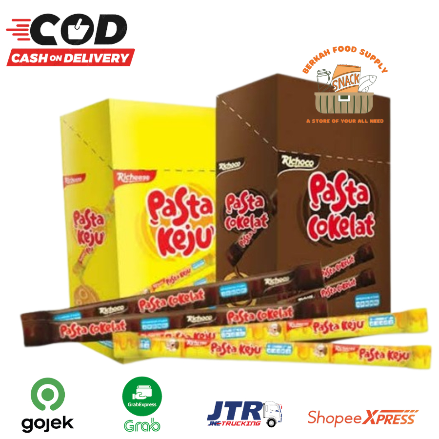 Jual [ BERKAH ] Nabati Pasta Box lsi 30 x 6gr Pasta Richeese Richoco ...